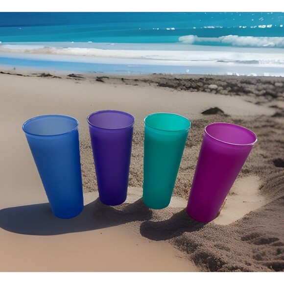 Tupperware | Dining | Tupperware Tumbler Cups Multicolor Celebrations ...